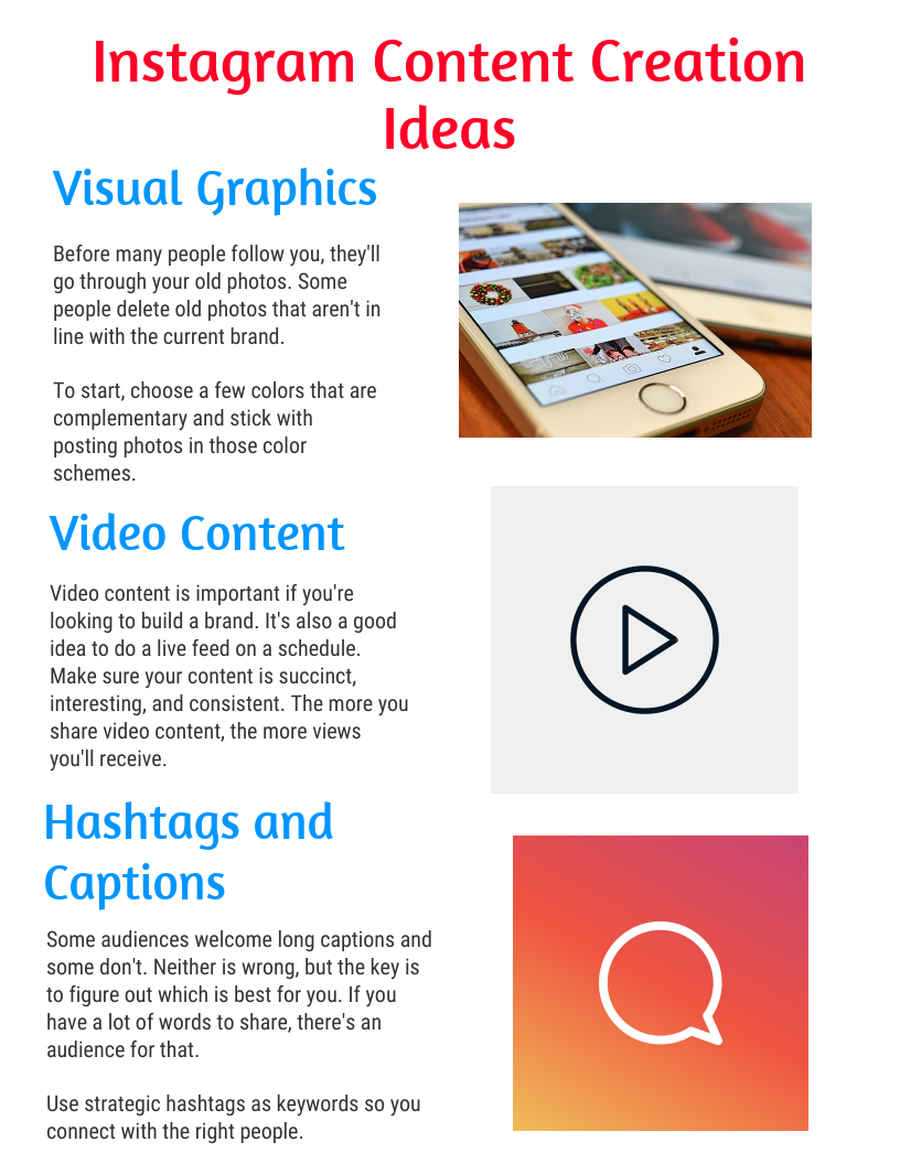 Instagram Content Creation Ideas Instagram Content Creation Ideas